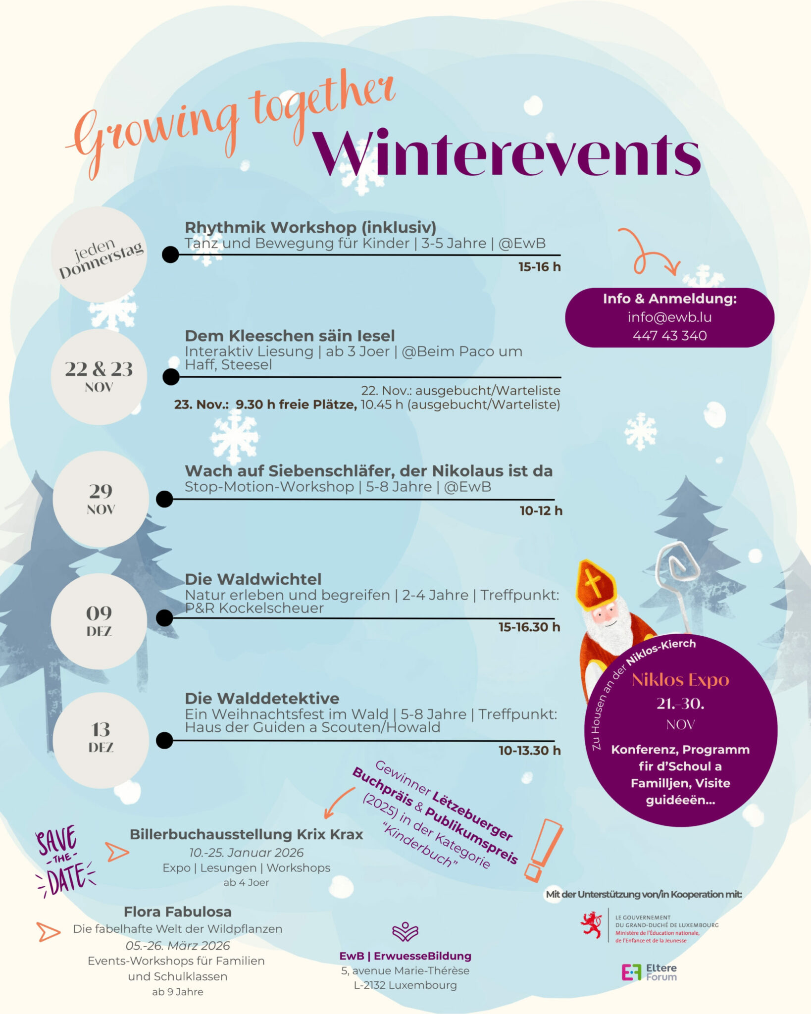 Growing together: Unsere Winterevents auf einen Blick - EWB